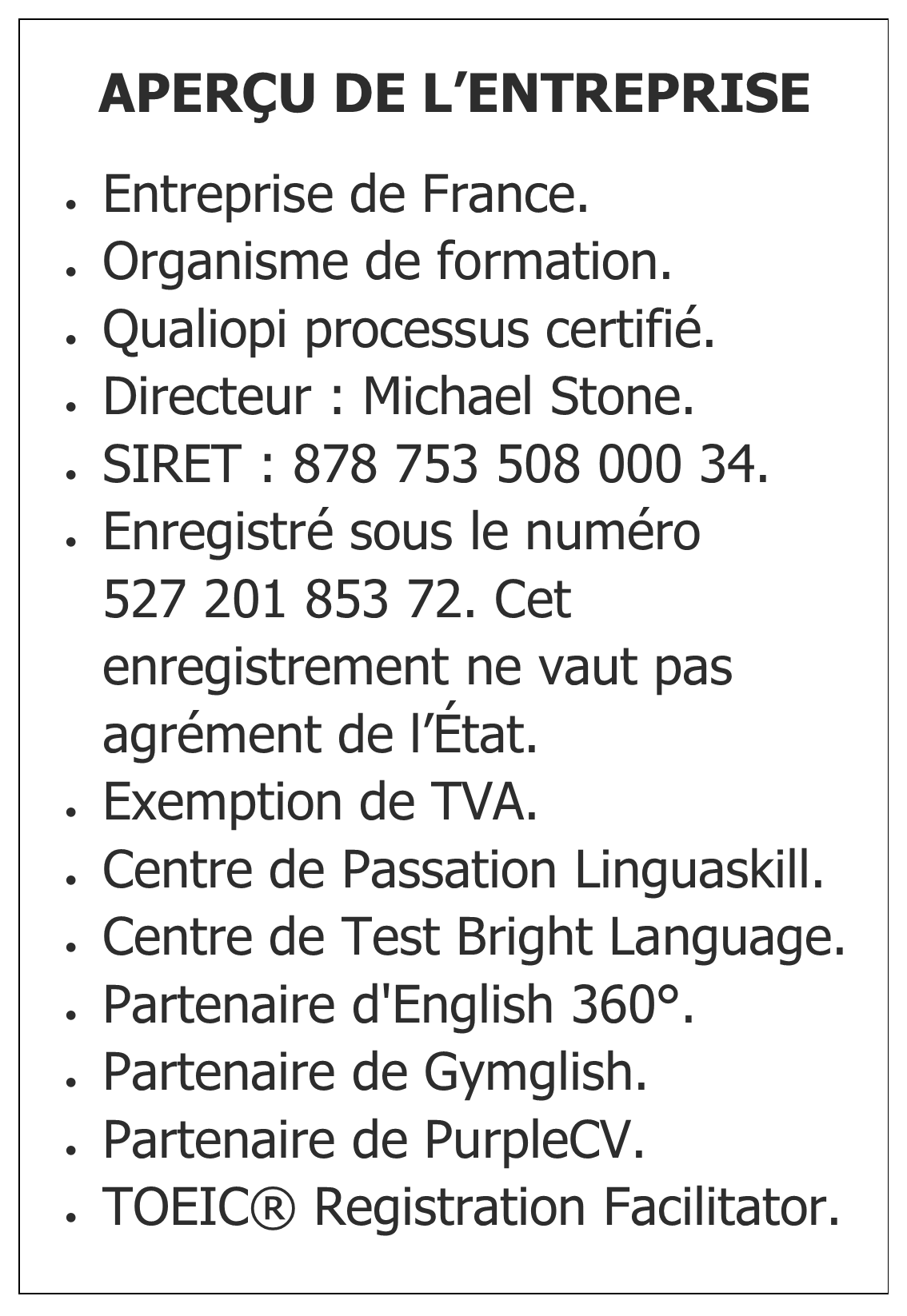 Cadre européen commun de référence pour les langues (CECRL)